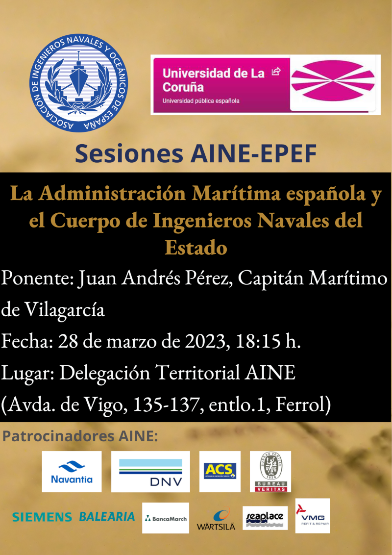 SESIONES AINE-EPEF – «La Administración Marítima Española y el Cuerpo ...